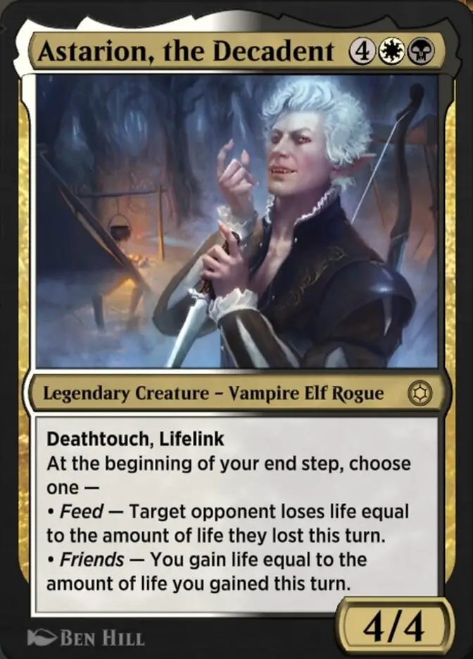 Astarion, the Decadent • Legendary Creature — Vampire Elf Rogue ...