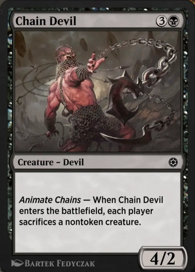 Chain Devil • Creature — Devil (Alchemy Horizons: Baldur's Gate) - MTG ...