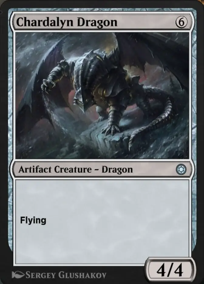 Chardalyn Dragon • Artifact Creature — Dragon (Alchemy Horizons: Baldur ...