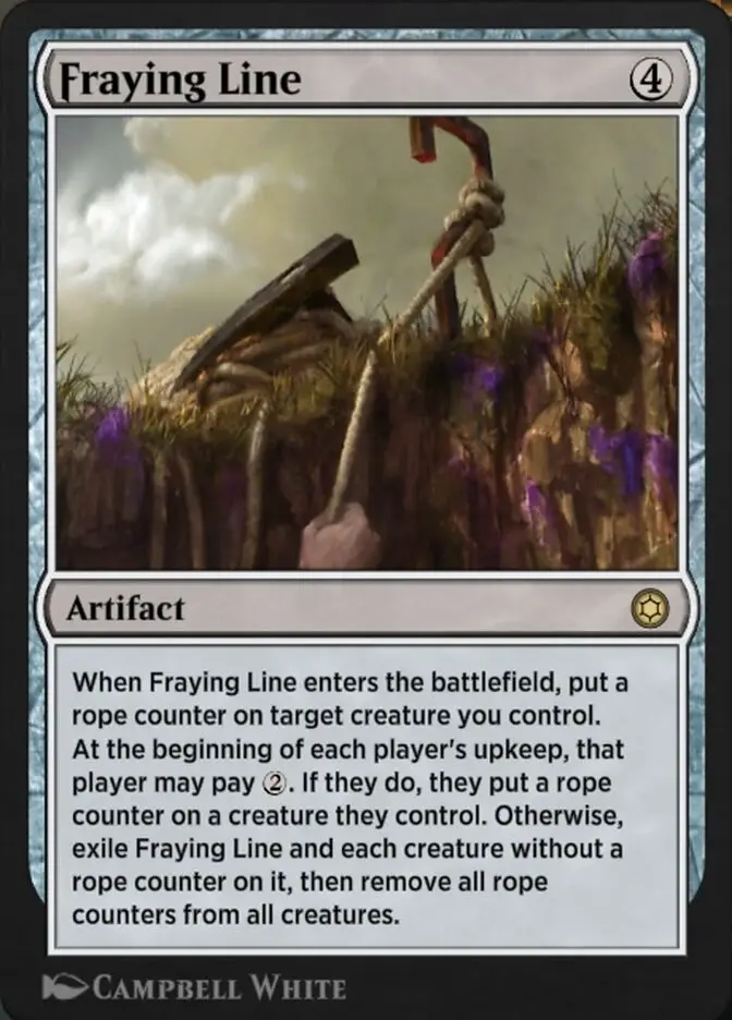 Fraying Line • Artifact (Alchemy Horizons: Baldur's Gate) - MTG Assist