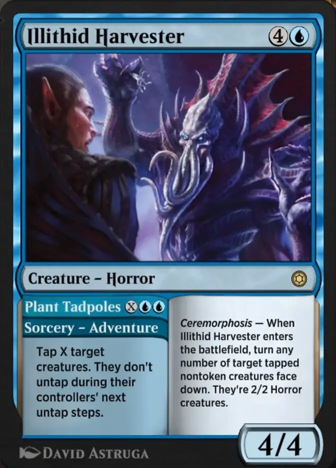 Illithid Harvester // Plant Tadpoles • Creature — Horror // Sorcery ...