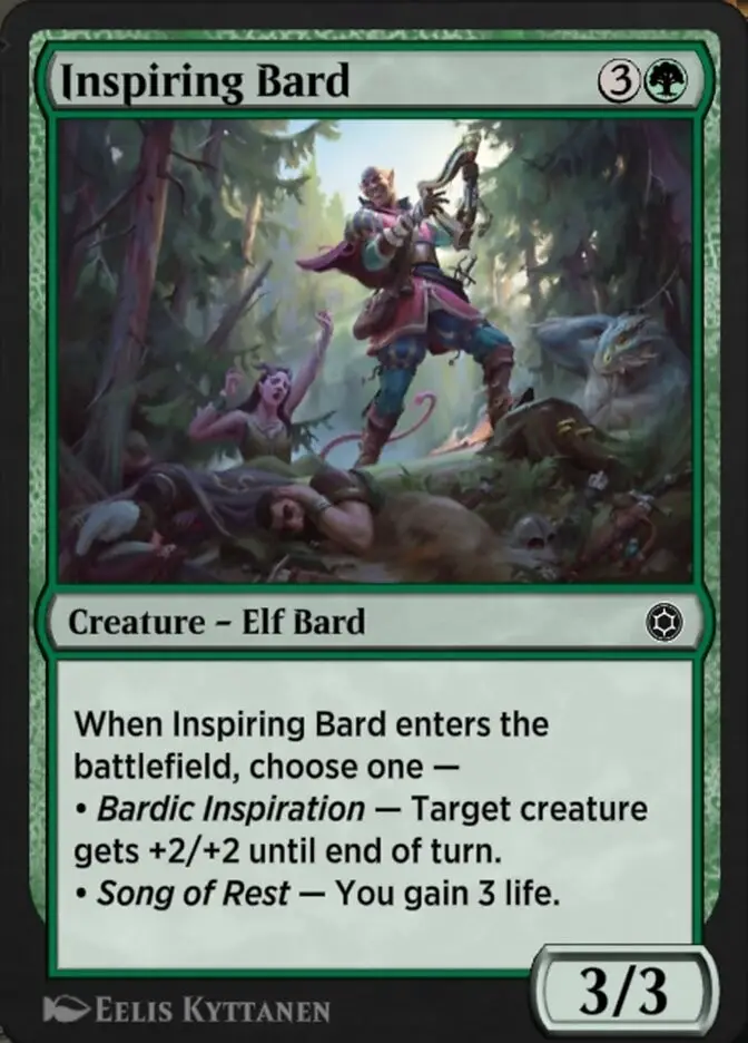 Inspiring Bard • Creature — Elf Bard (Alchemy Horizons: Baldur's Gate ...