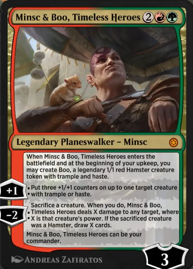 Minsc & Boo, Timeless Heroes • Legendary Planeswalker — Minsc (Alchemy ...