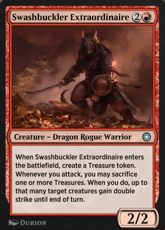 Swashbuckler Extraordinaire • Creature — Dragon Rogue Warrior (Alchemy ...