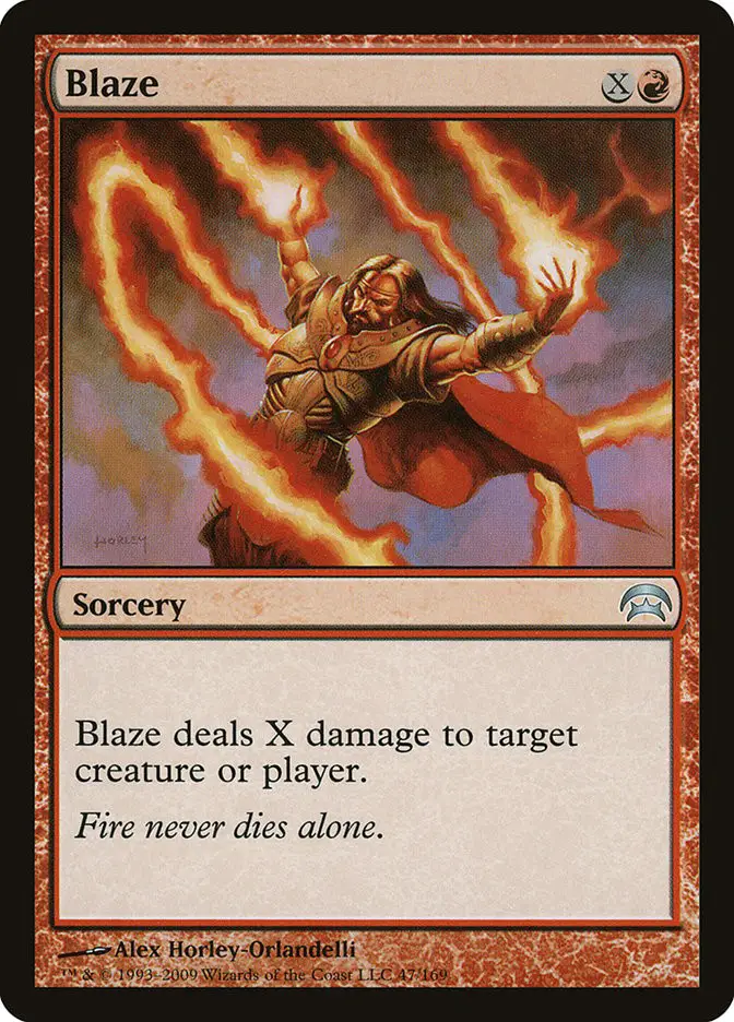 Blaze • Sorcery (Planechase) - MTG Assist