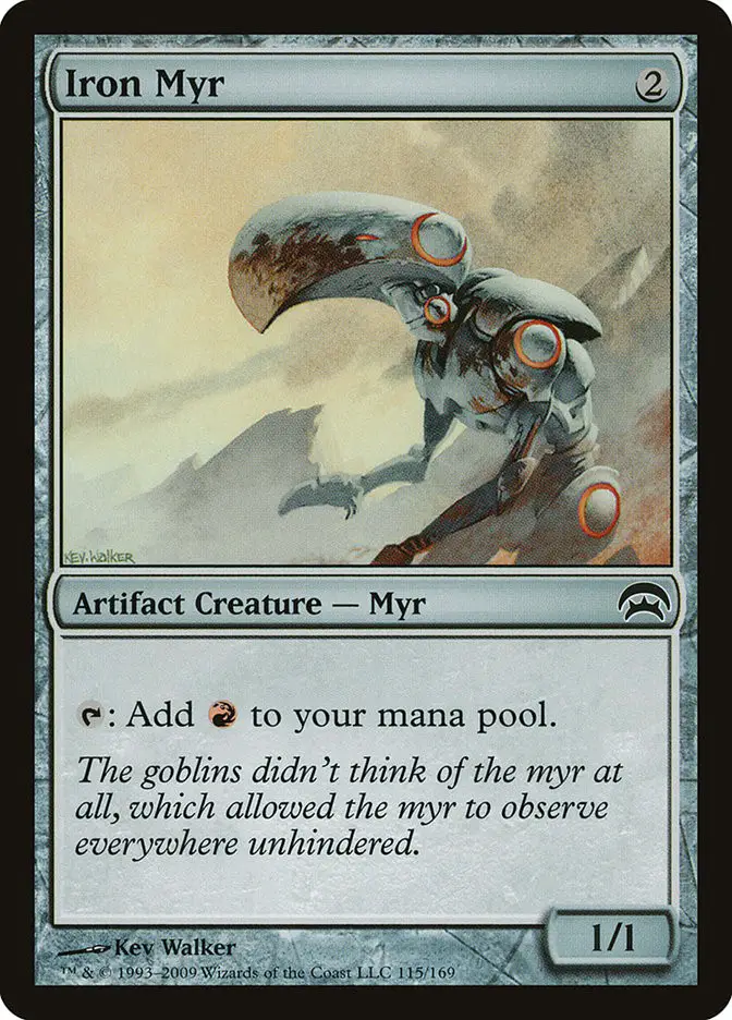 Iron Myr • Artifact Creature — Myr (Planechase) - MTG Assist