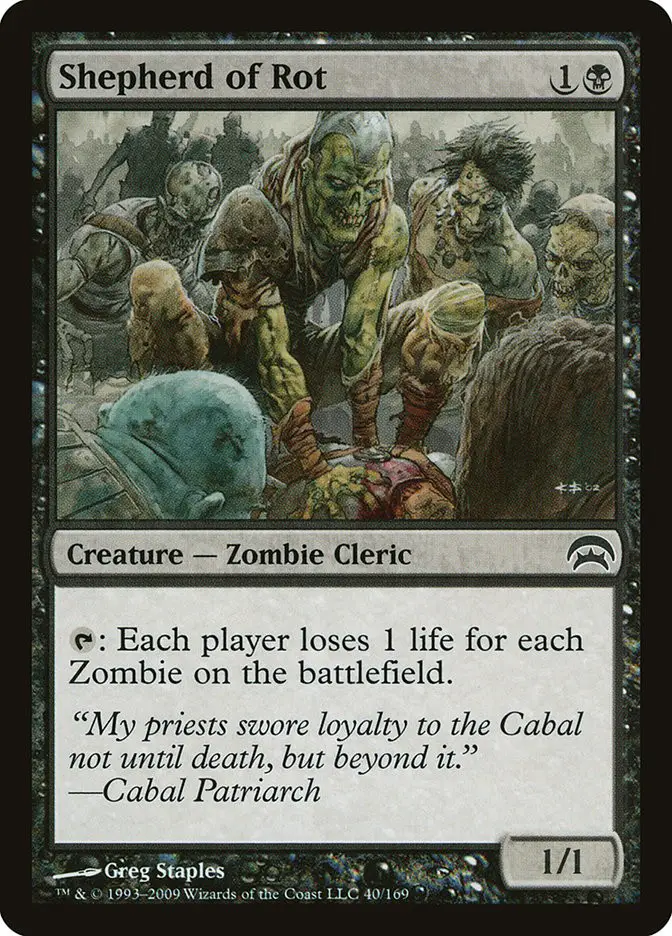 Shepherd of Rot • Creature — Zombie Cleric (Planechase) - MTG Assist