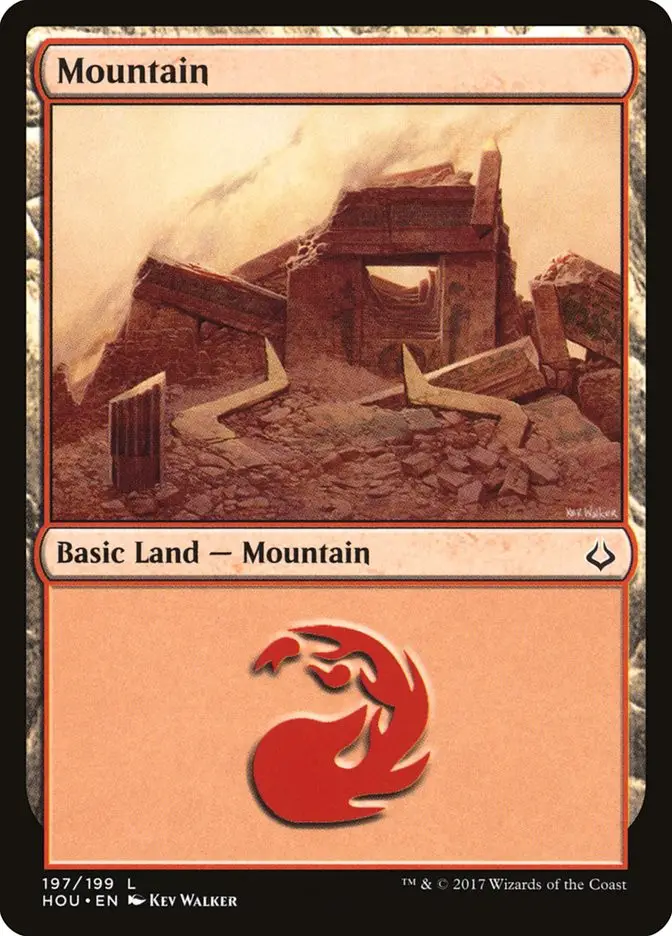 Mountain • Basic Land — Mountain (Hour of Devastation) - MTG Assist