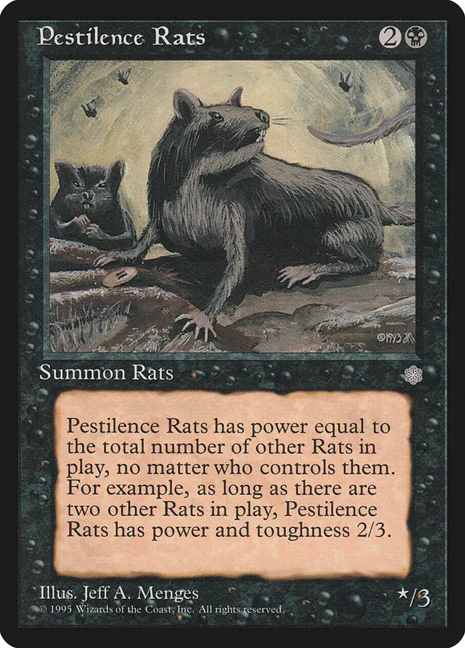 Pestilence Rats • Creature — Rat (Ice Age) - MTG Assist