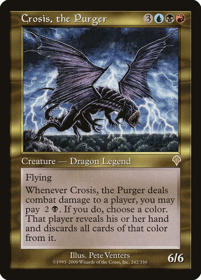 Crosis, the Purger • Legendary Creature — Dragon (Invasion) - MTG Assist