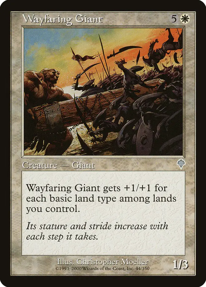Wayfaring Giant • Creature — Giant (Invasion) - MTG Assist