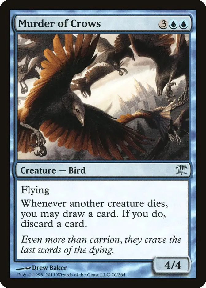 Murder of Crows • Creature — Bird (Innistrad) - MTG Assist