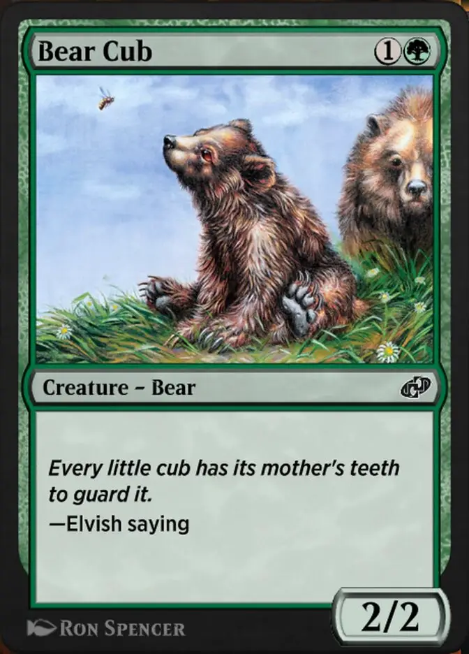Bear Cub • Creature — Bear (Jumpstart: Historic Horizons) - MTG Assist