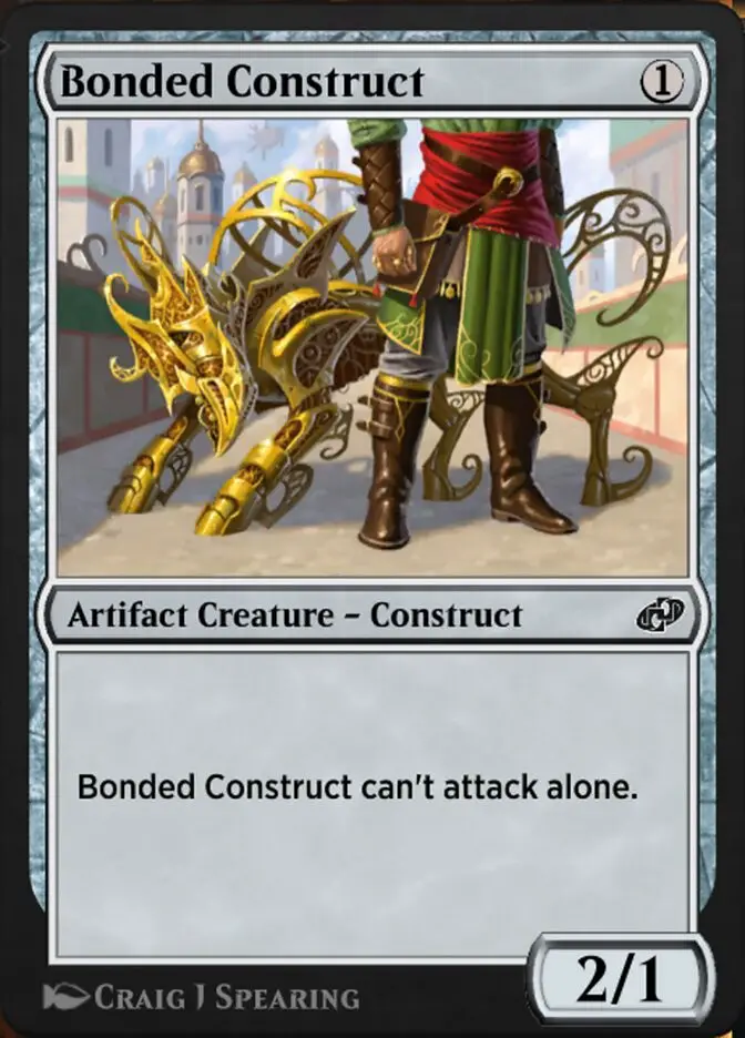 Bonded Construct • Artifact Creature — Construct (Jumpstart: Historic ...