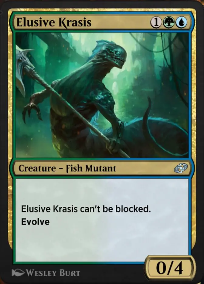 Elusive Krasis • Creature — Fish Mutant (Jumpstart: Historic Horizons ...