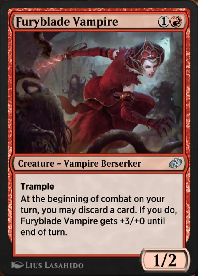 Furyblade Vampire • Creature — Vampire Berserker (Jumpstart: Historic ...