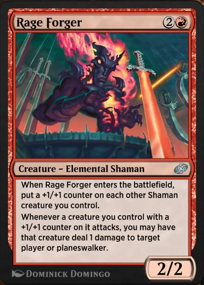 Rage Forger • Creature — Elemental Shaman (Jumpstart: Historic Horizons ...