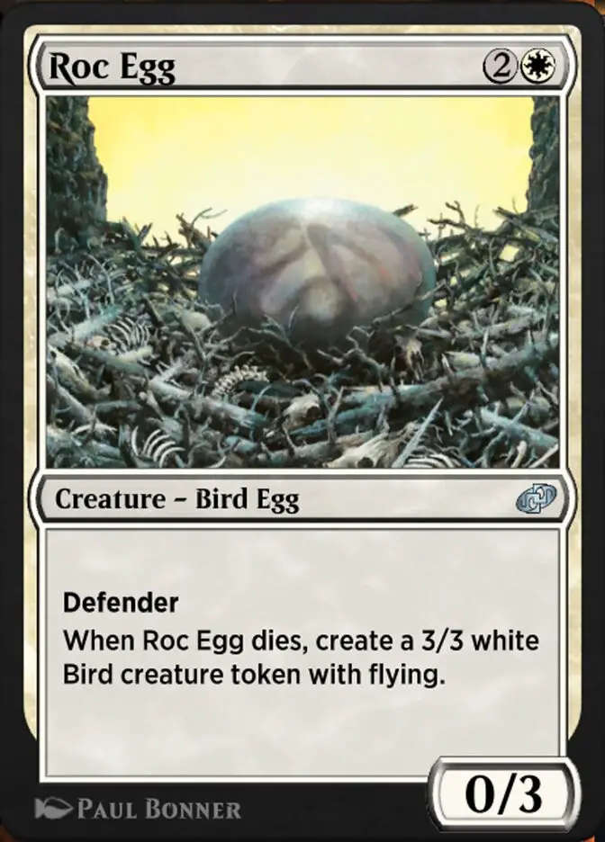 Roc Egg • Creature — Bird Egg (Jumpstart: Historic Horizons) - MTG Assist