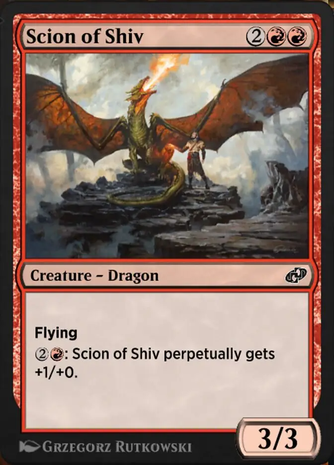 Scion of Shiv • Creature — Dragon (Jumpstart: Historic Horizons) - MTG ...