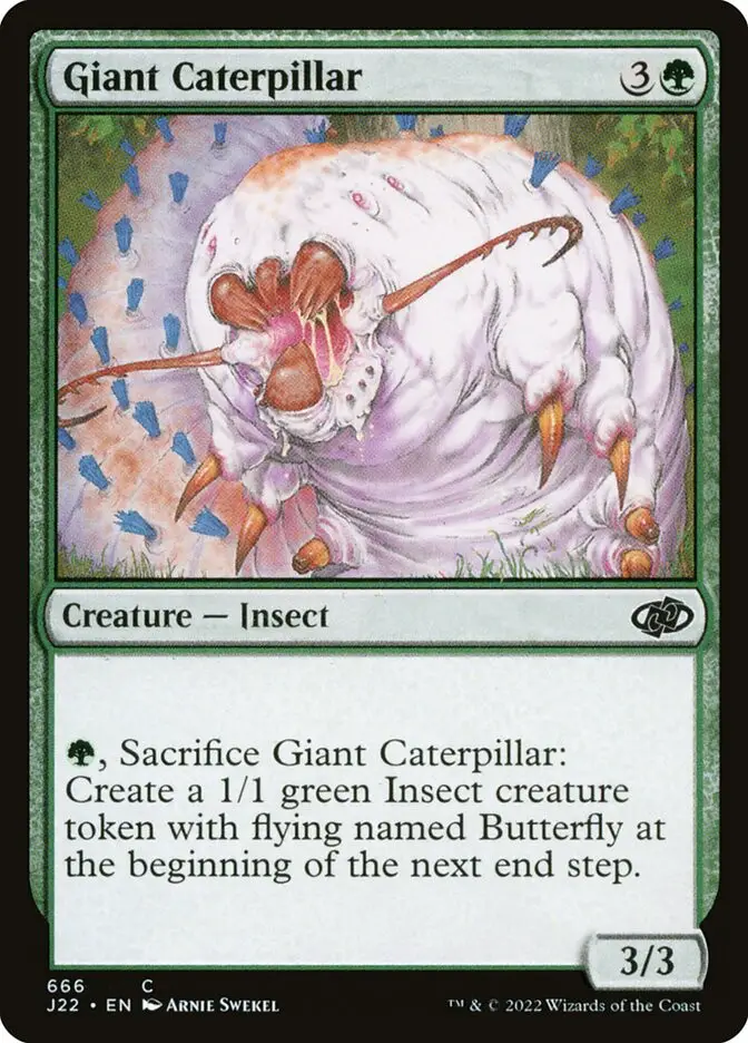 Giant Caterpillar • Creature — Insect (Jumpstart 2022) - MTG Assist