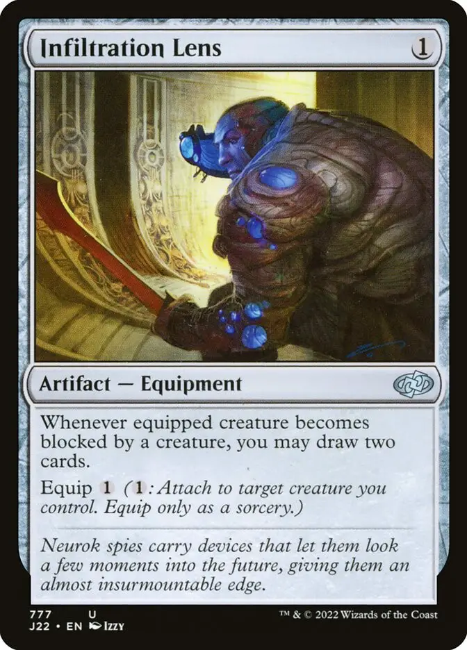 Infiltration Lens • Artifact — Equipment (Jumpstart 2022) - MTG Assist