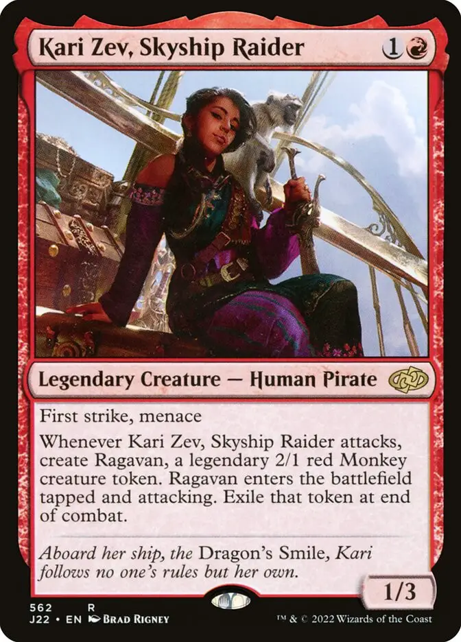 Kari Zev, Skyship Raider • Legendary Creature — Human Pirate (Jumpstart ...