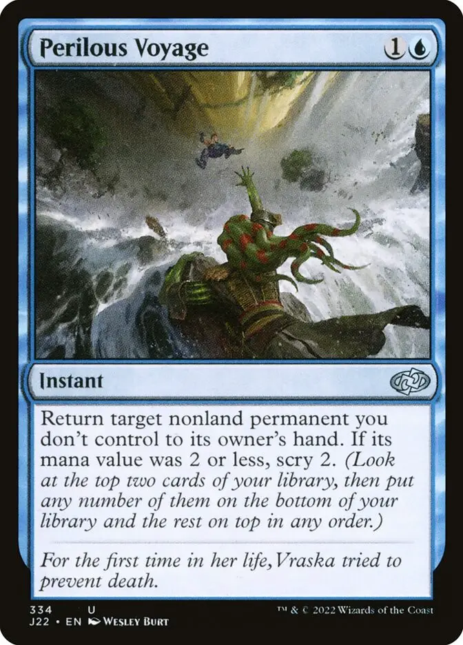 Perilous Voyage • Instant (Jumpstart 2022) - MTG Assist