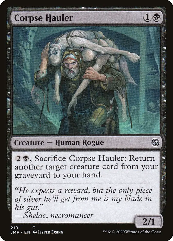 Corpse Hauler • Creature — Human Rogue (Jumpstart) - MTG Assist