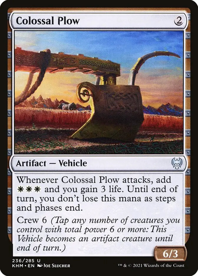 Colossal Plow • Artifact — Vehicle (Kaldheim) - MTG Assist