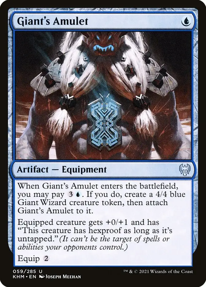 Giant's Amulet • Artifact — Equipment (Kaldheim) - MTG Assist
