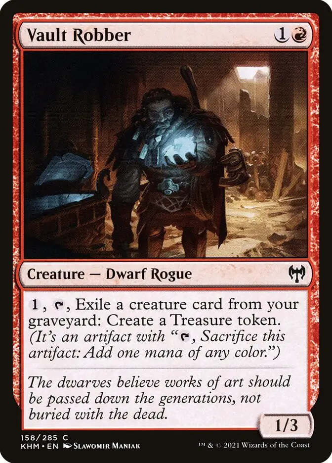 Vault Robber • Creature — Dwarf Rogue (Kaldheim) - MTG Assist