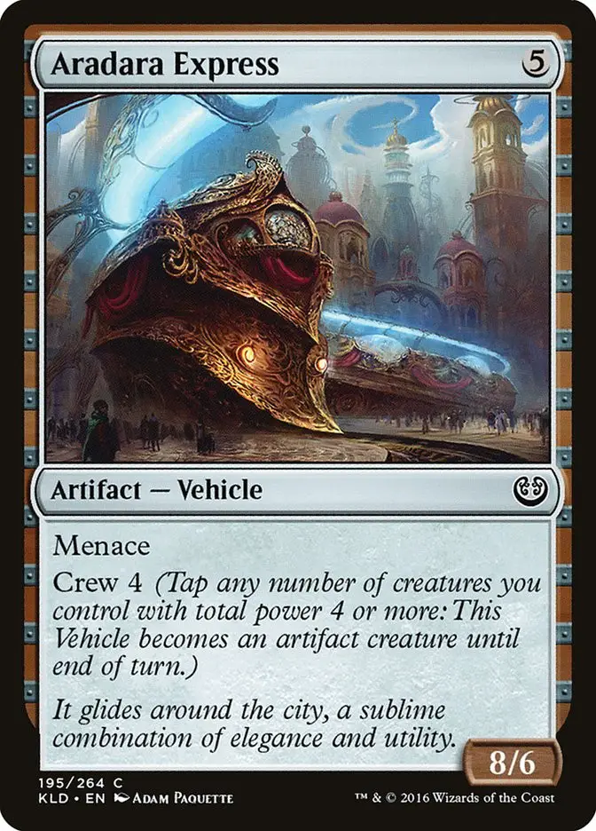 Aradara Express • Artifact — Vehicle (Kaladesh) - MTG Assist