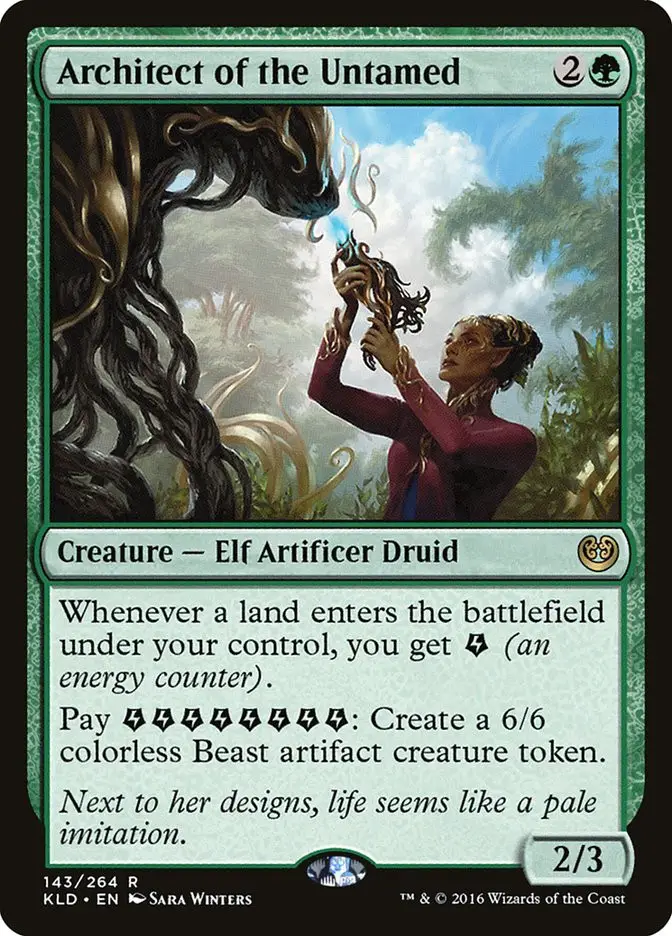 Architect of the Untamed • Creature — Elf Artificer Druid (Kaladesh ...