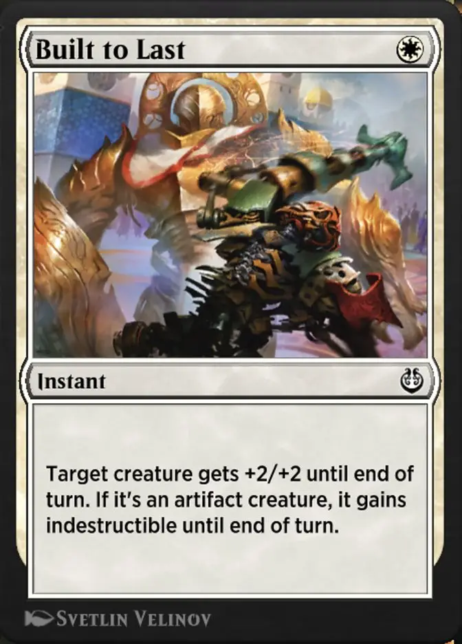 Built to Last • Instant (Kaladesh Remastered) - MTG Assist