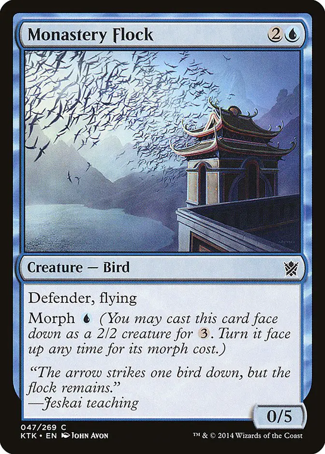 Monastery Flock • Creature — Bird (Khans of Tarkir) - MTG Assist