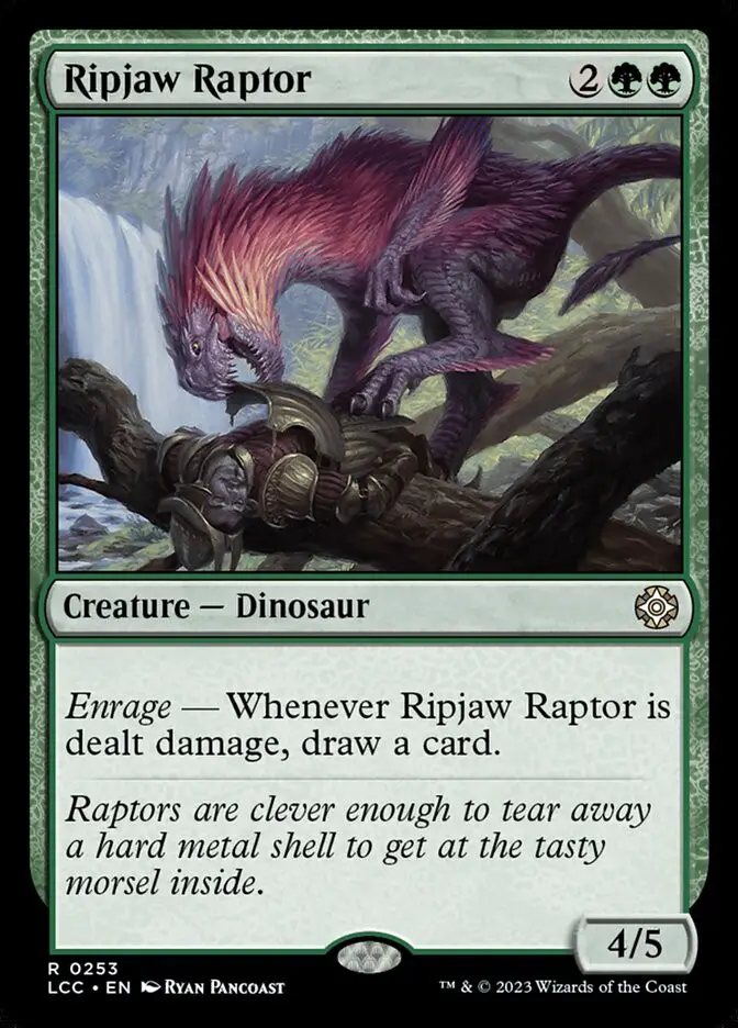 Ripjaw Raptor • Creature — Dinosaur (The Lost Caverns of Ixalan ...