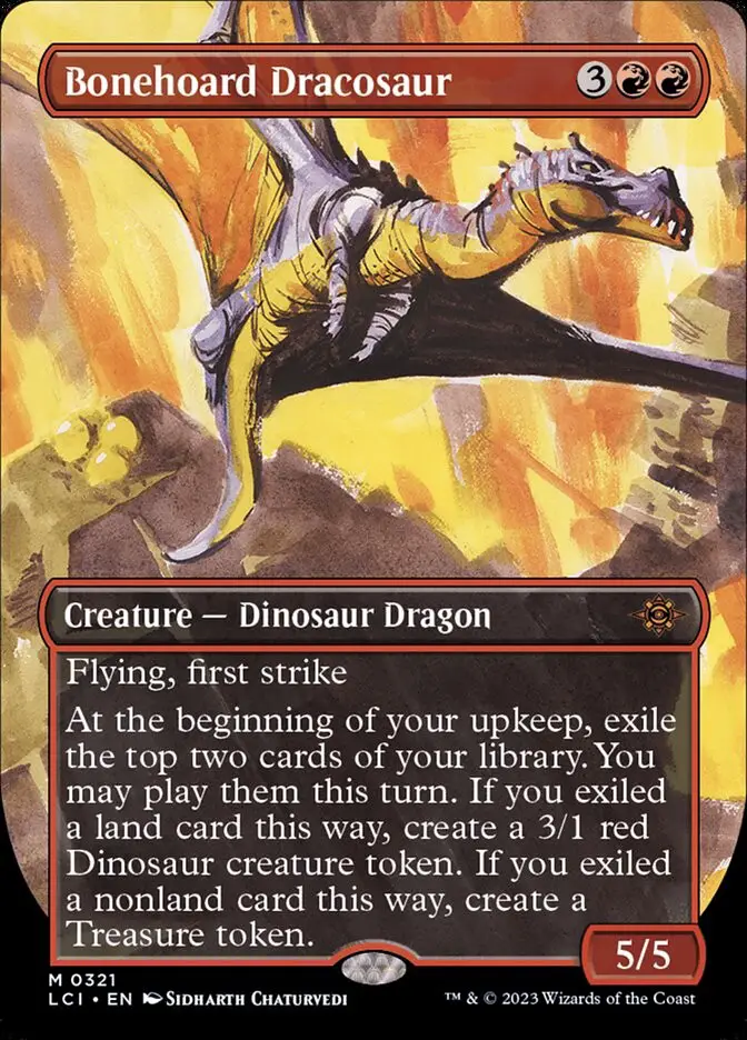 Bonehoard Dracosaur • Creature — Dinosaur Dragon (The Lost Caverns of ...