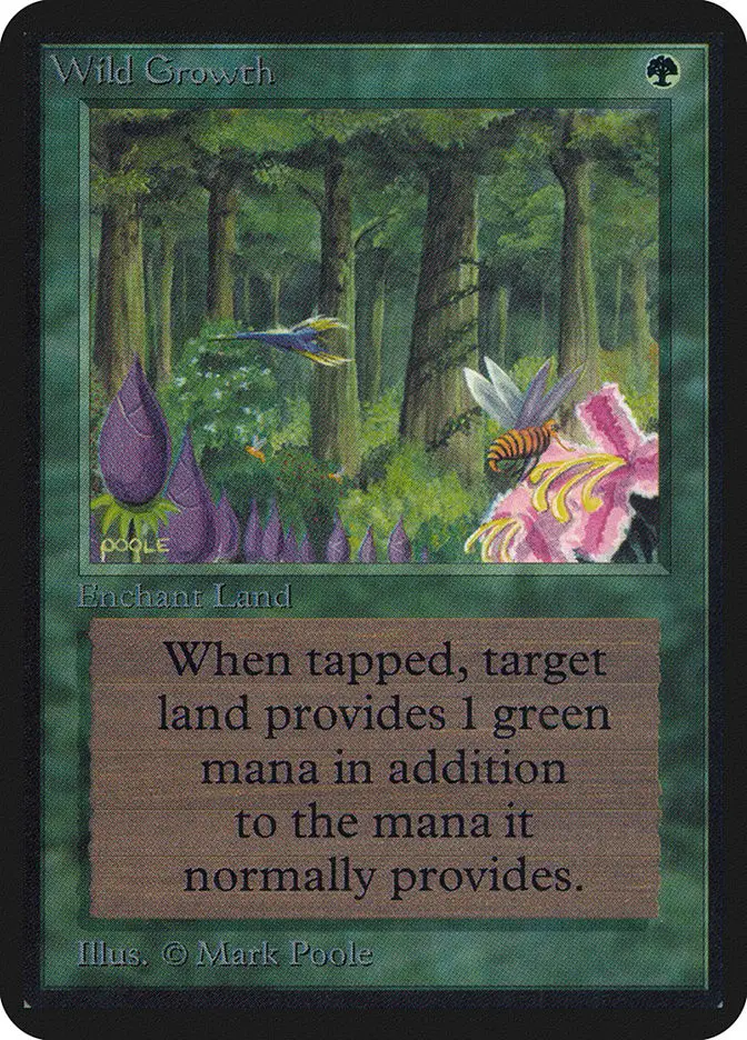 Wild Growth • Enchantment — Aura (Limited Edition Alpha) - MTG Assist