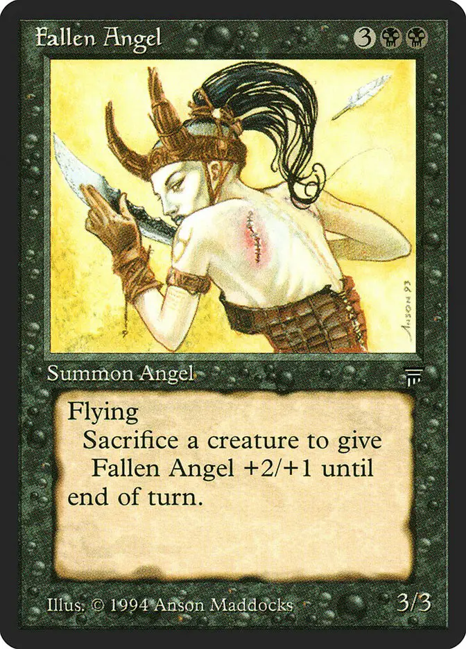 Fallen Angel • Creature — Angel (Legends) - MTG Assist