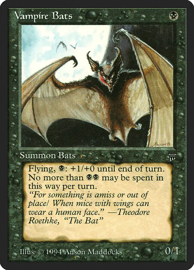 Vampire Bats • Creature — Bat (Legends) - MTG Assist
