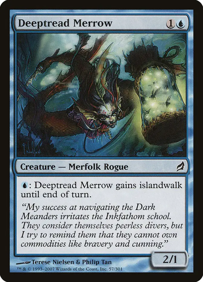 Deeptread Merrow • Creature — Merfolk Rogue (Lorwyn) - MTG Assist