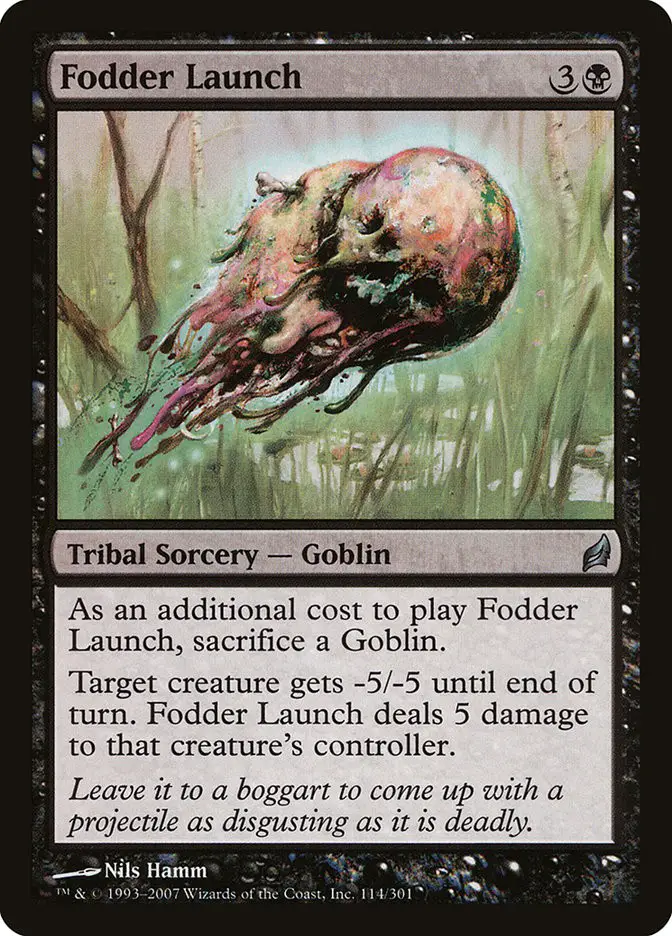 Fodder Launch • Kindred Sorcery — Goblin (Lorwyn) - MTG Assist