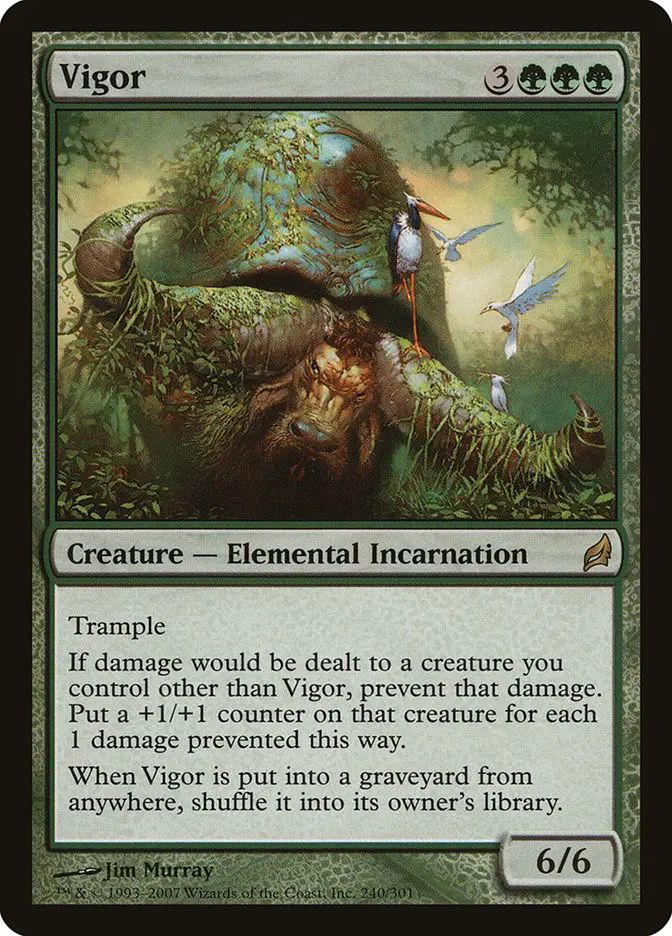 Vigor • Creature — Elemental Incarnation (Lorwyn) - MTG Assist