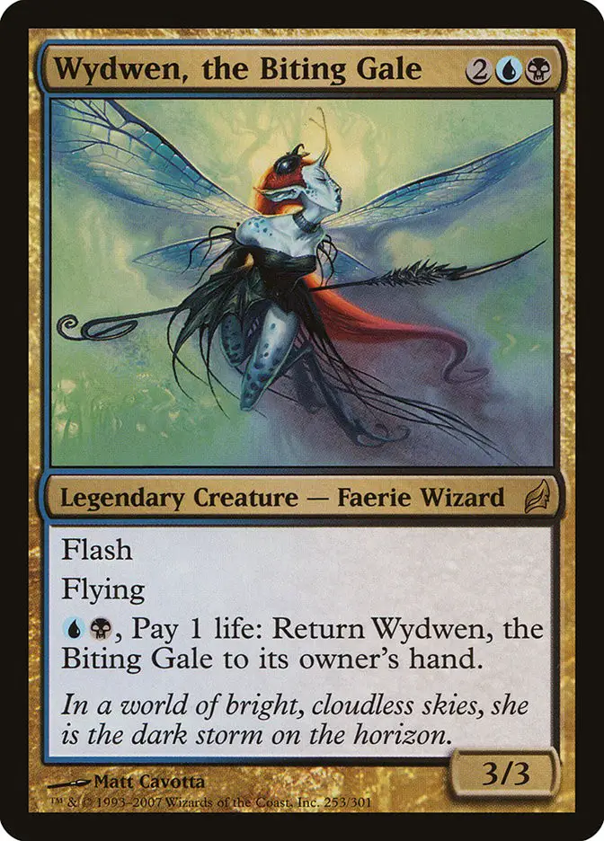 Wydwen, the Biting Gale • Legendary Creature — Faerie Wizard (Lorwyn ...