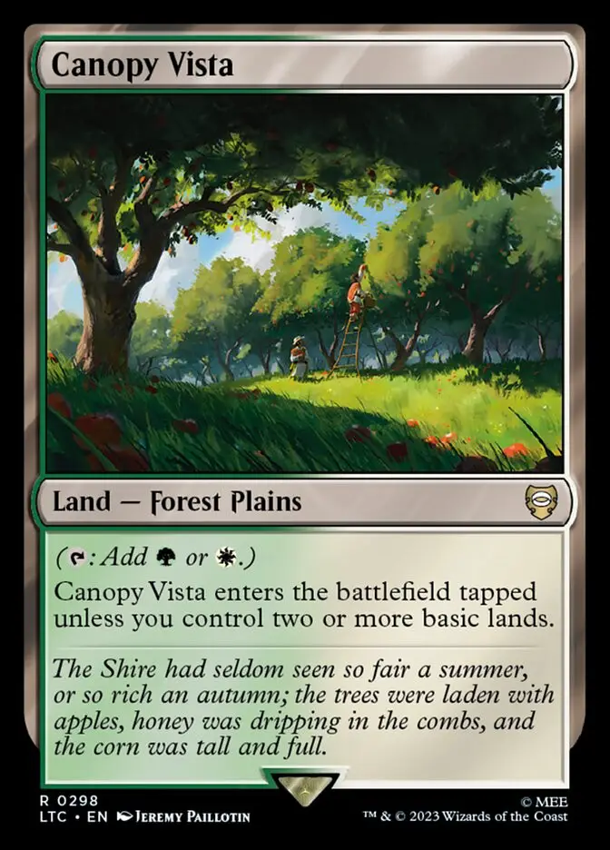 Canopy Vista • Land — Forest Plains (Tales of Middle-earth Commander ...