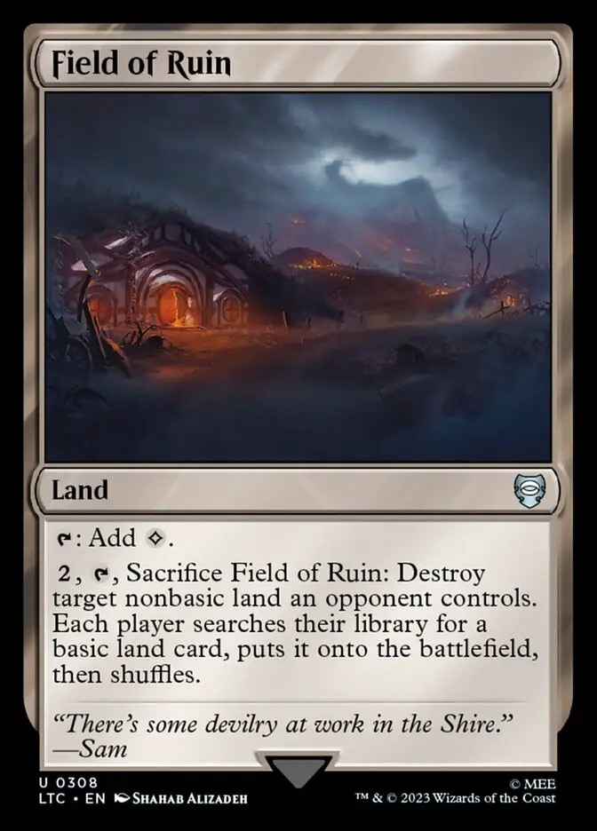 Field of Ruin • Land (Tales of Middle-earth Commander) - MTG Assist