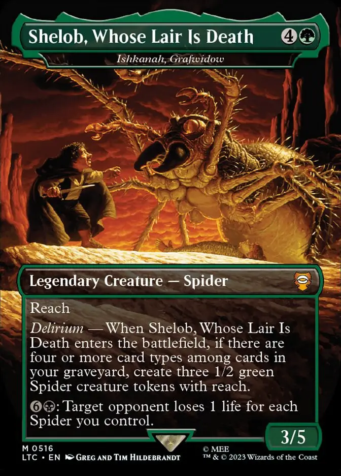 Ishkanah, Grafwidow • Legendary Creature — Spider (Tales of Middle ...