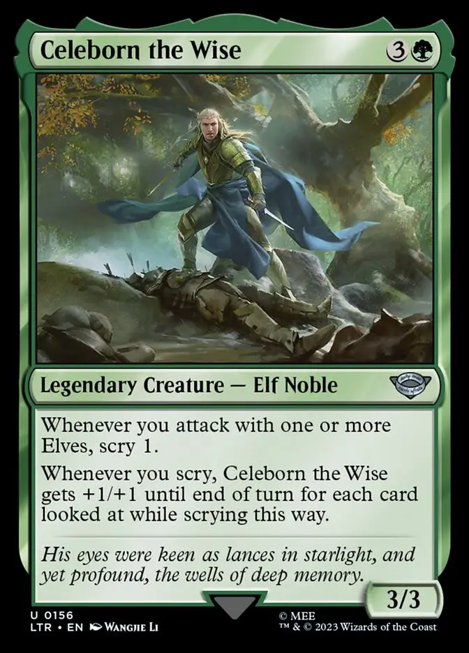 Celeborn the Wise • Legendary Creature — Elf Noble (The Lord of the ...