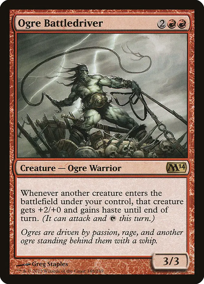 Ogre Battledriver • Creature — Ogre Warrior (Magic 2014) - MTG Assist