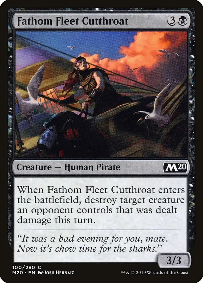 Fathom Fleet Cutthroat • Creature — Human Pirate (Core Set 2020) - MTG ...